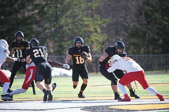 O-line, D-line excel as Huskies football dispatchs Minot St. 37-3 ...